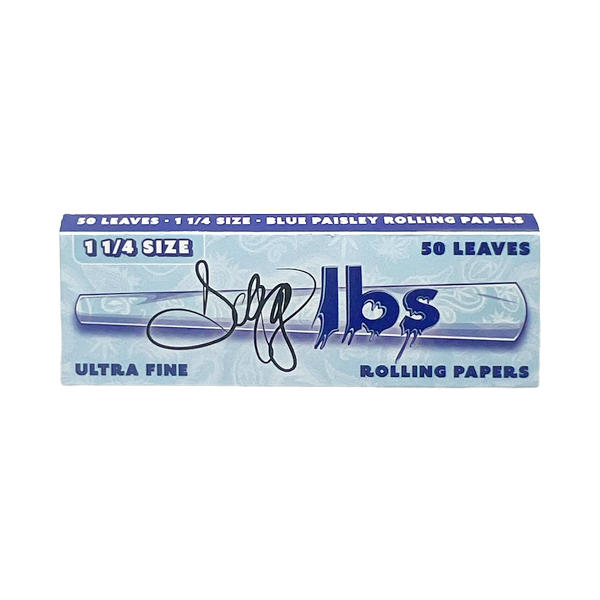Blue Paisley DOGG LBS 1-14" Size 50ct Rolling Papers