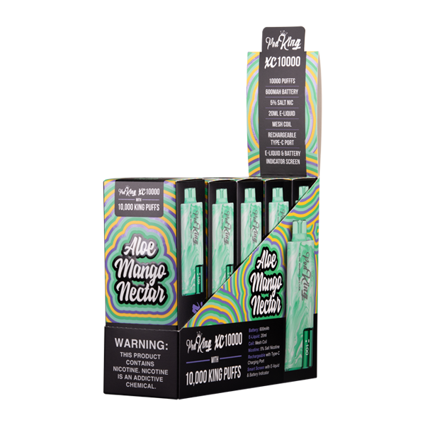 Aloe Mango Nectar Pod King XC10000 Wholesale Vapes – Mi-Pod Wholesale