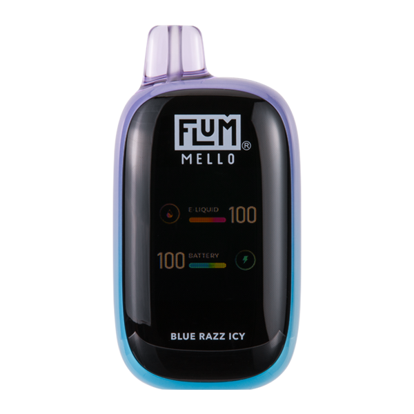 Blue Razz Icy FLUM Mello Wholesale Vapes