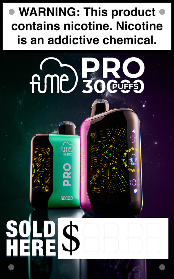 FUME PRO 30K Vinyl Banner