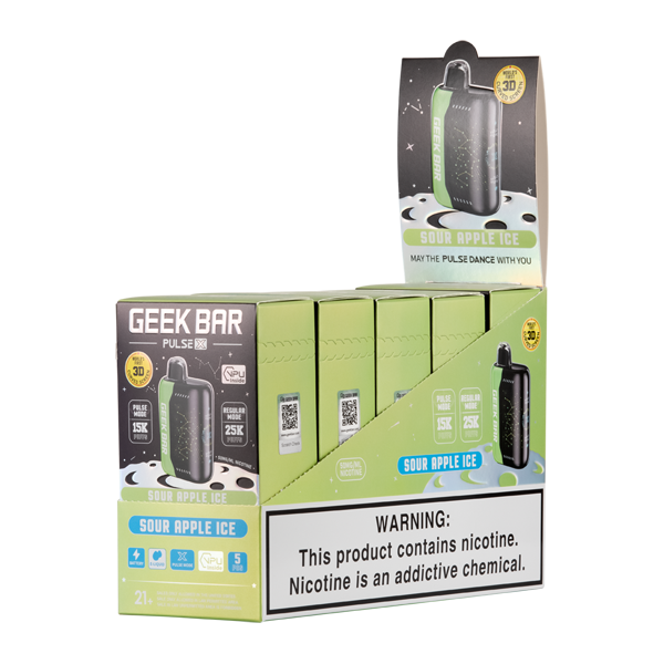 Sour Apple Ice Geek Bar Pulse X 25k – Mi-Pod Wholesale