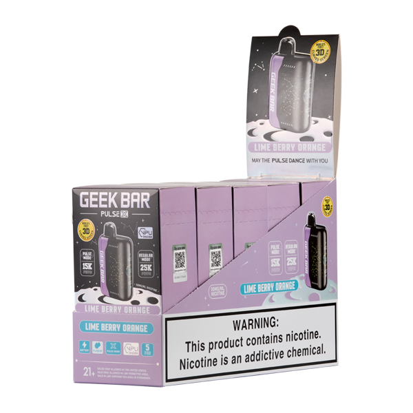 Lime Berry Orange Geek Bar Pulse X 25k – Mi-Pod Wholesale