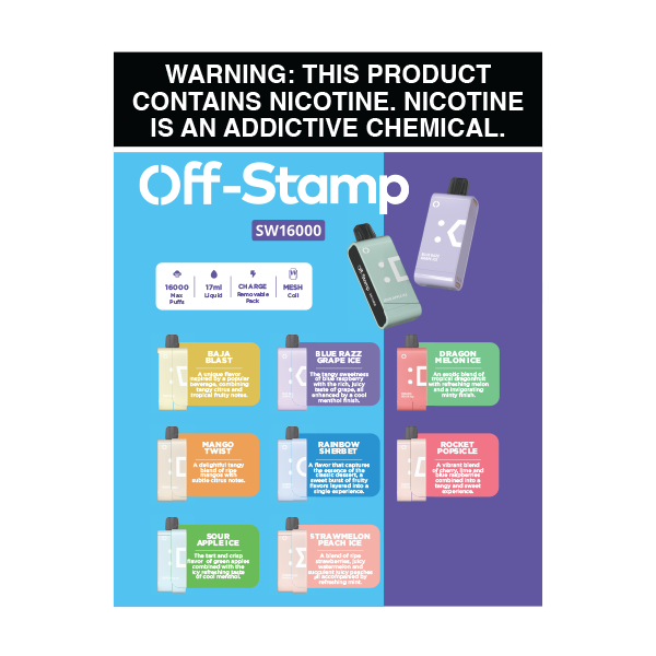 Off Stamp SW16000 Lamination – Mi-Pod Wholesale