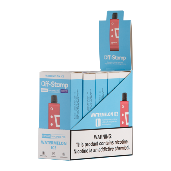 Watermelon Ice OFF STAMP SW9000 Disposable Vape Pod – Mi-Pod Wholesale