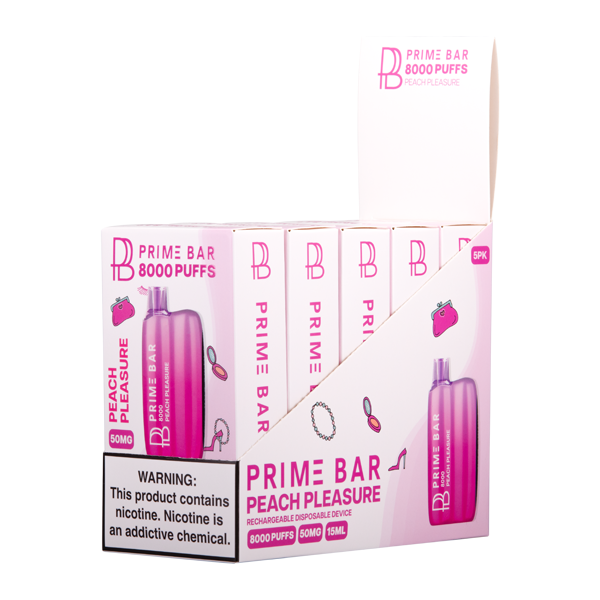 Peach Pleasure Prime Bar 8000 Wholesale – Mi-Pod Wholesale