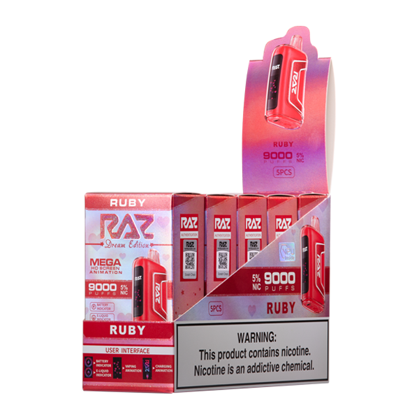 Ruby RAZ 9000 Dream Edition Wholesale Vapes – Mi-Pod Wholesale