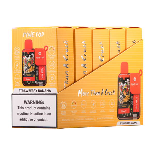 Strawberry Banana Pyne Pod Boost Wholesale – Mi-Pod Wholesale