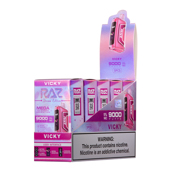 Vicky RAZ 9000 Dream Edition Wholesale Vapes – Mi-Pod Wholesale