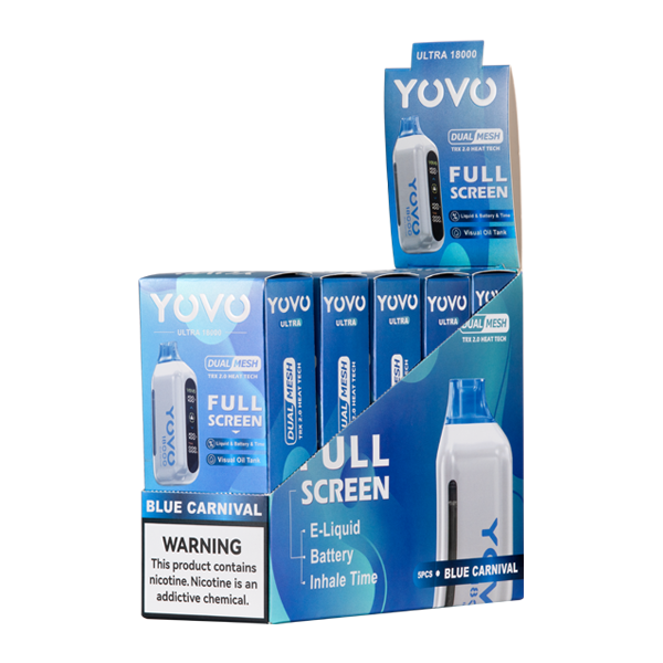Blue Carnival YOVO Ultra 18000 – Mi-Pod Wholesale