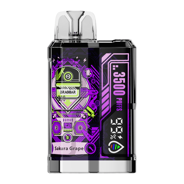 Sakura Grape Dragbar B3500 Vapes Wholesale – Mi-Pod Wholesale